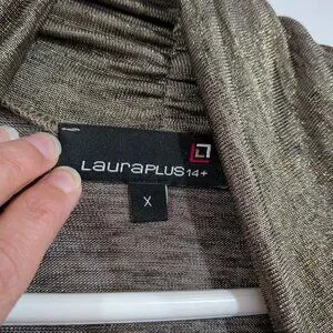 Laura | Sweaters | Laura Plus 4 Twist Scoop Neck Sweater Gold Size X ...